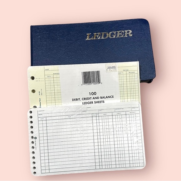 Wilson-Jones | Office | New Wilson Jones Bookkeeping Ledger Set | Poshmark